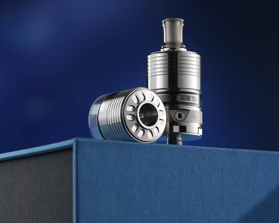 Ambition Mods Bi2hop MTL RTA Top Fill Tank Kit Silver - VaperBG.com